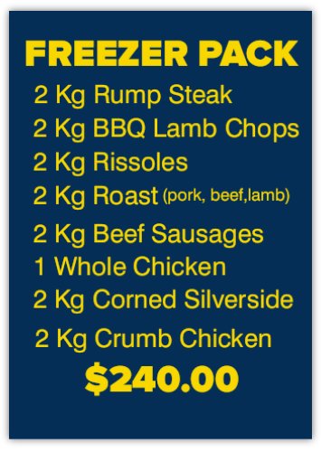 Freezer Pack | Let's Meat Townsville